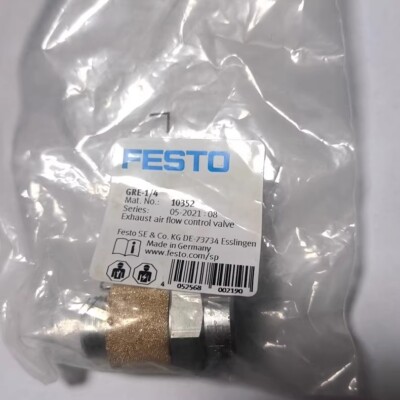 5PCS NEW Exhaust air flow control valve 10352 GRE-1/4 FESTO | eBay