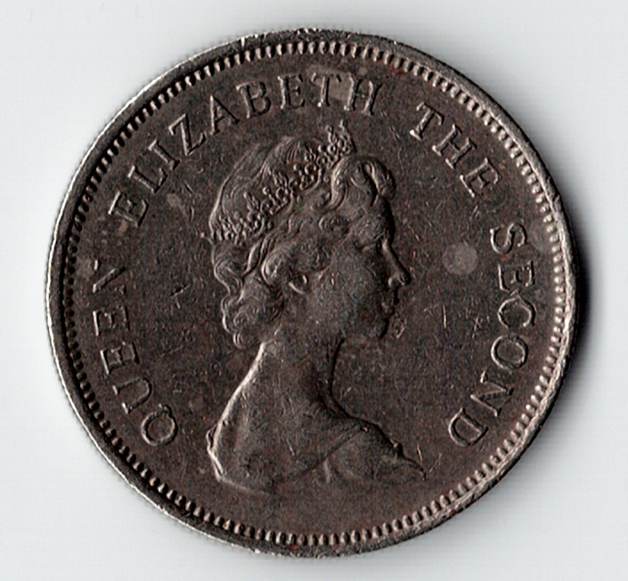 1978 Hong Kong One Dollar Coin Queen Elizabeth II Lion | eBay