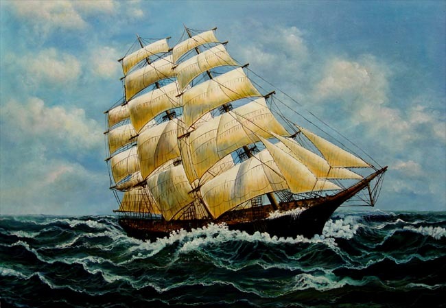 OIL PAINTING ON CANVAS - LE VIOLIER- size 36"x24" | eBay