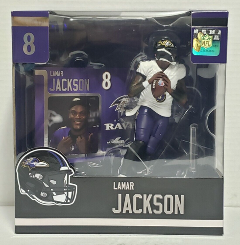 LAMAR JACKSON - Baltimore Ravens McFarlane NFL Legacy Series Figure NEW ...