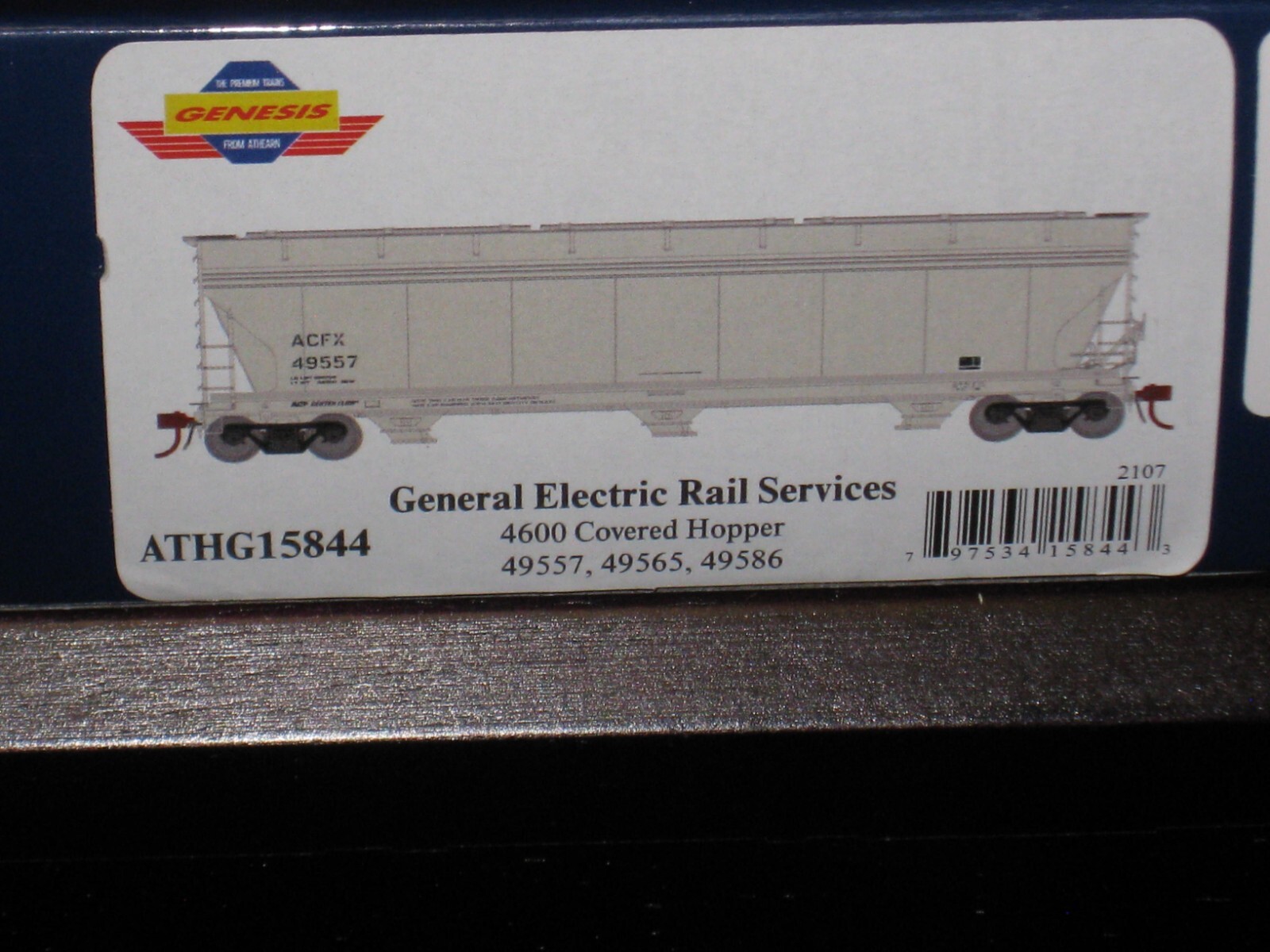 Athearn+G15844+HO+ACFX+ACF+4600+3-Bay+CF+Hopper+%231+%28Set+of+3%29 for ...