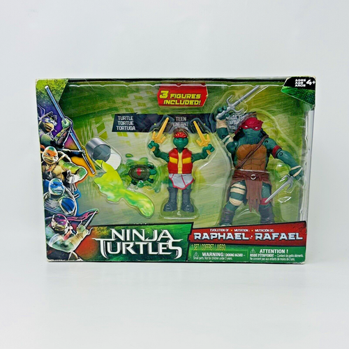 Teenage Mutant Ninja Turtles young Raphael playmates 3 figures set | eBay