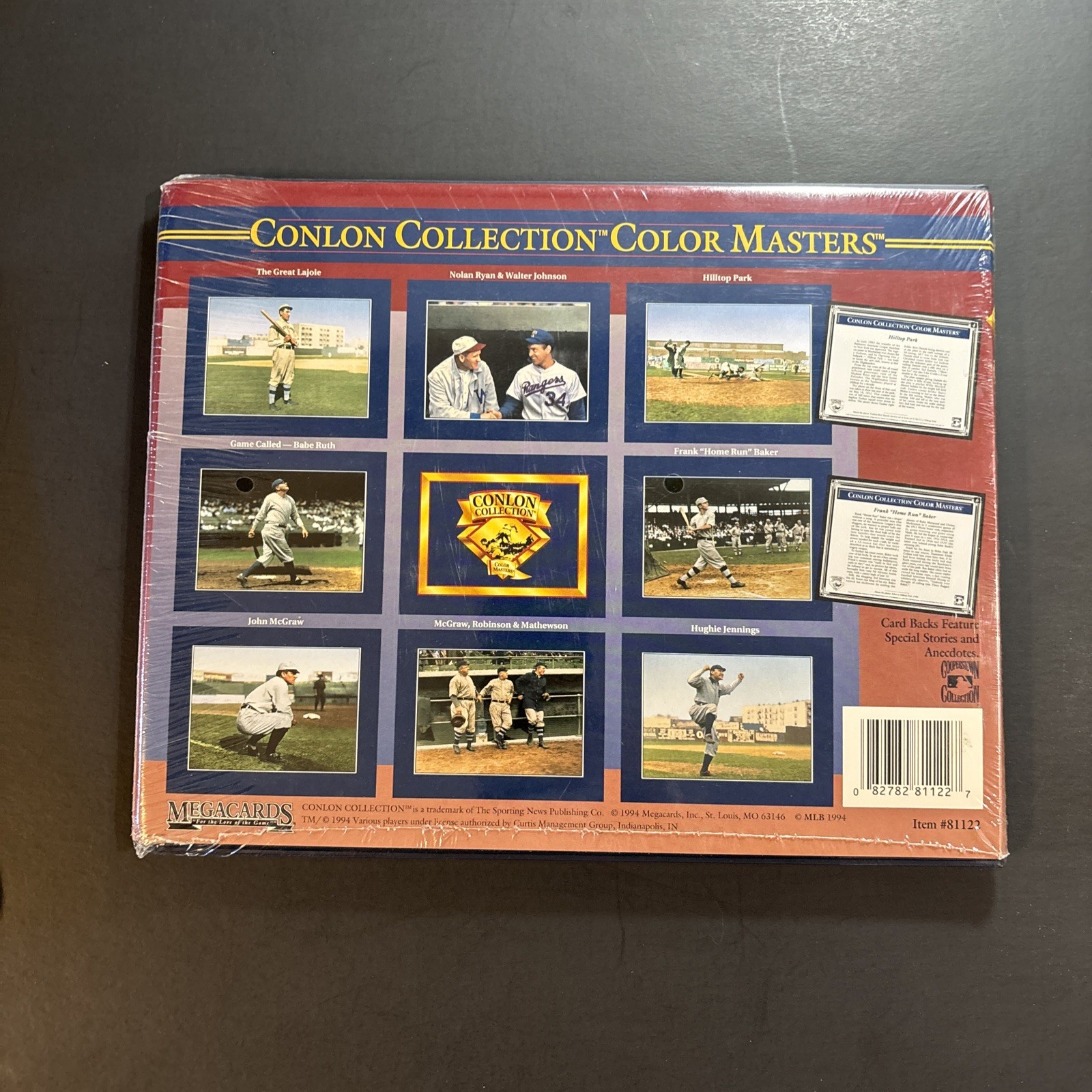 1993 Conlon Collection Master Series 1 Factory Sealed Set Of 8x10 Ruth ...