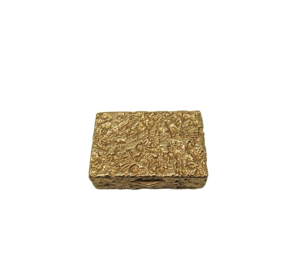 Tiffany & Co. 14K Yellow Gold Small Vintage Nugget Pill Box | eBay