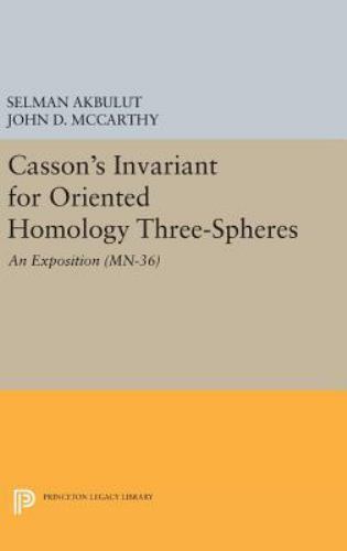 Mathematical Notes Ser.: Casson's Invariant for Oriented Homology Three ...