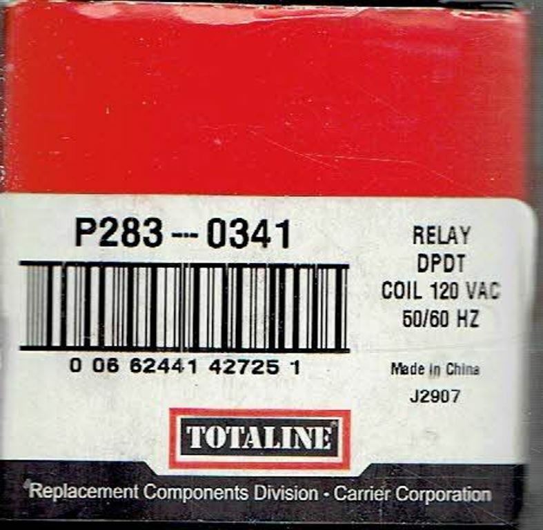 Totaline Carrier Bryant Relay P283-0341 | eBay
