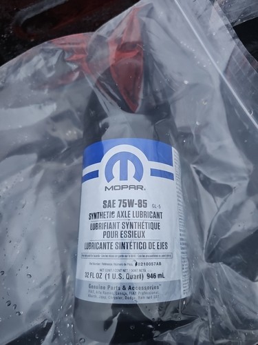 Chrysler Dodge Jeep Ram 1 Quart SAE 75W-85 Synthetic Axle Lubricant ...