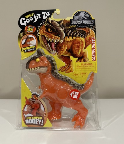 2023 Heroes of Goo Jit Zu Jurassic World CARNOTAURUS Chomp Attack New ...
