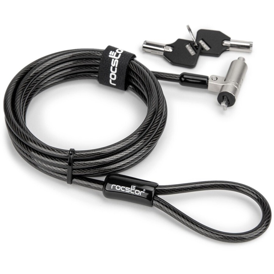 Rocstor N19 Security Cable Lock For Nano-Shaped Slots - (2) Keys - TAA ...
