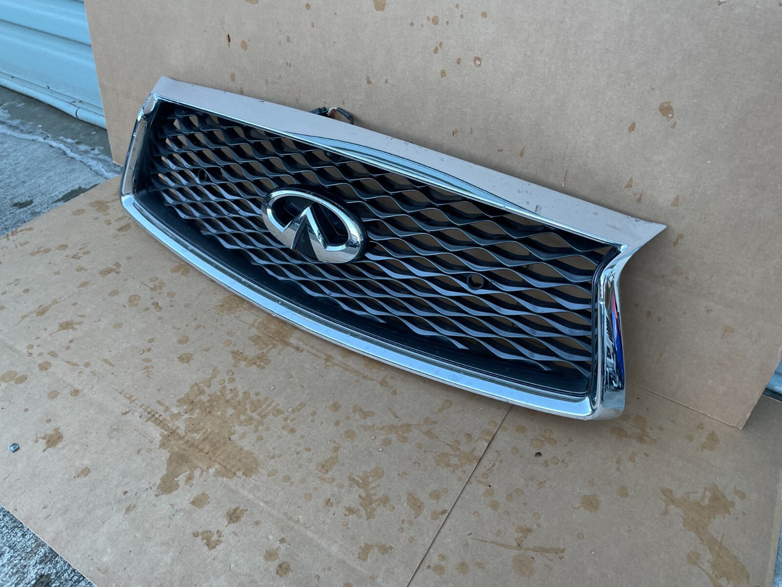 2018 2019 2020 2021 INFINITI Q50 GRILLE CHROME OEM 62310-6HM0C WITH ...