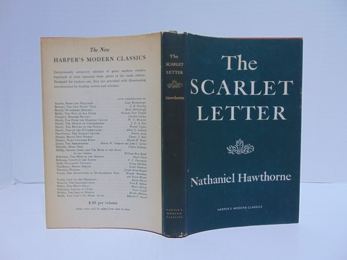 The Scarlet Letter by Nathaniel Hawthorne (1950, HC) Harper's Modern ...