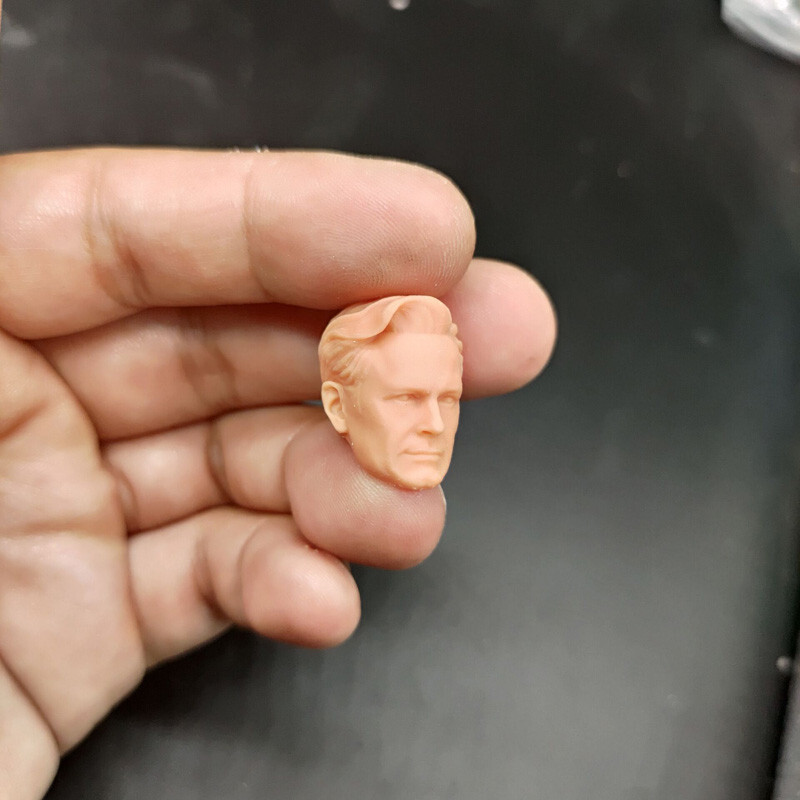 Blank 1/10 Scale Kingsman Colin Firth Head Sculpt Unpainted Fit 7" Neca ...