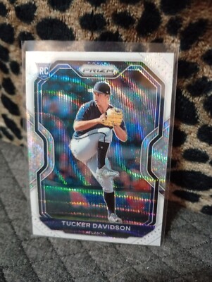 B4 TUCKER DAVIDSON 2021 PANINI PRIZM WHITE WAVE PARALLEL ROOKIE CARD ...