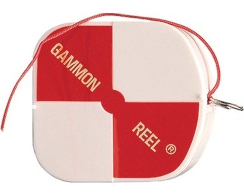 12' GAMMON REEL RETRACTABLE HI-VIZ PLUMB BOB STRING ORANGE & BLACK 15 ...