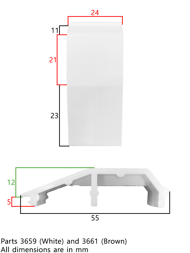 Rehau Upvc Run Up Riser Block Window Or Door | Grelly UK
