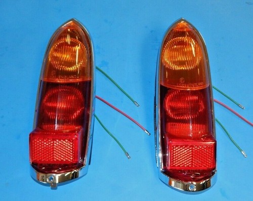 New Pair of Tail Lamp Stop Light Lens Assemblies MGB MG Midget 1962 ...