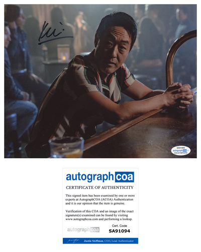 Kenneth Choi signed photo 8x10 ACOA autographed Wolf of Wall Street ...