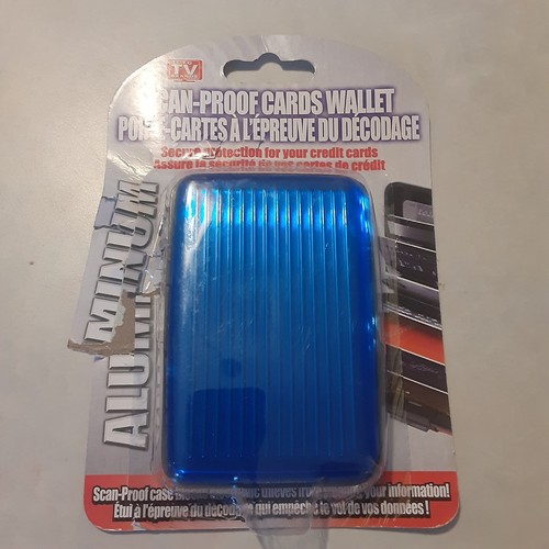 Aluminum Scan-Proof Cards Wallet (new opened box) | eBay