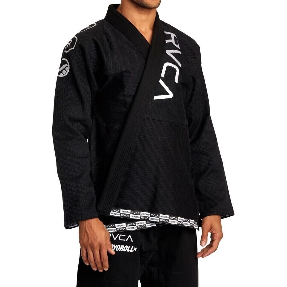 Black Shoyoroll BJJ Gi Jiu-Jitsu RVCA X Kimono Roots With Bag | eBay