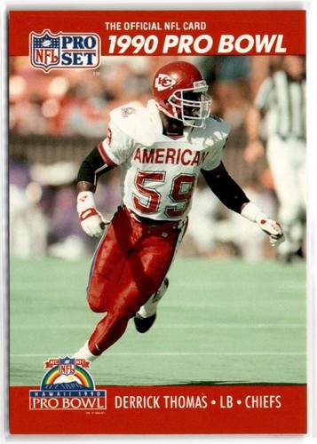 1990 Pro Set Derrick Thomas Kansas City Chiefs #373 | eBay