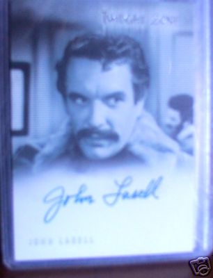 Twilight Zone Trading Card AUTOGRAPH John Lasell | eBay