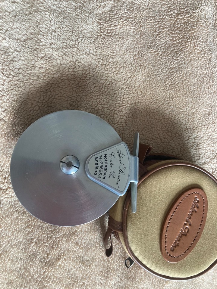 Adcock and Stanton 4 1/2 inch centrepin fishing reel | eBay UK