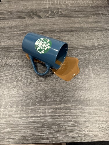Fake Spilled Ceramic Starbucks Coffee Cup | eBay
