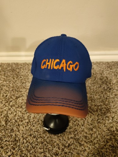 Robin Ruth Chicago Hat Adult Womens Blue Orange Strap Back Cap ...