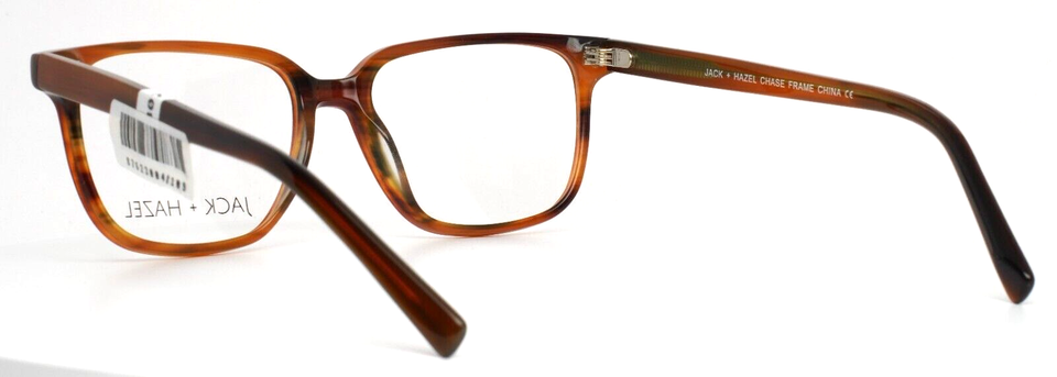 JACK + HAZEL Chase Blonde Mens Square Full Rim Eyeglasses 52-16-145 B ...