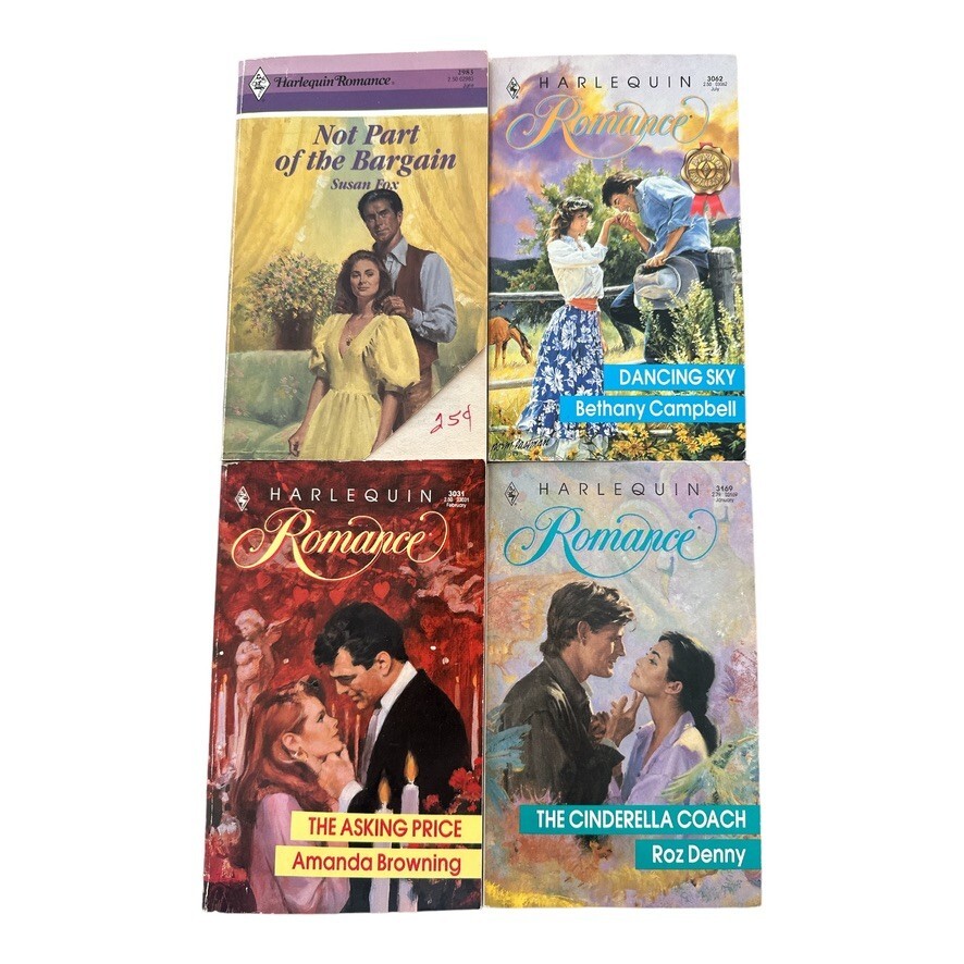 Lot of 12 Harlequin Romance Books 80's 90's Various Authors | eBay