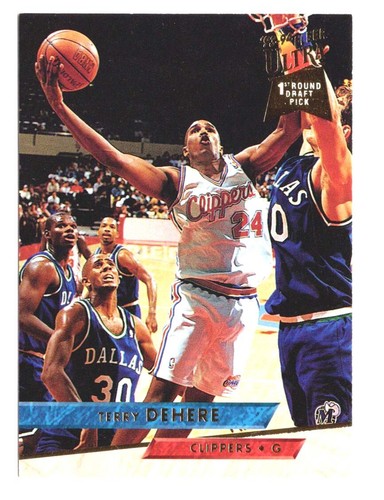 Terry Dehere 93-94 Fleer Ultra Collectors Choice Official Sport ...