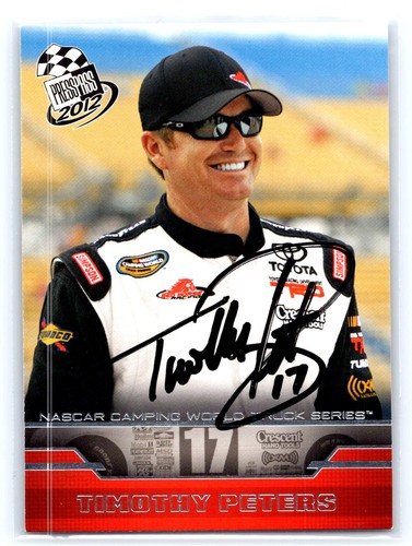Timothy Peters Signed Autographed Card 2012 Press Pass #60 Auto | eBay