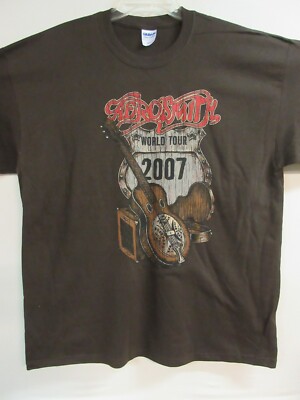 AEROSMITH 07 STEVEN TYLER OFFICIAL MERCH BAND CONCERT MUSIC T-SHIRT ...