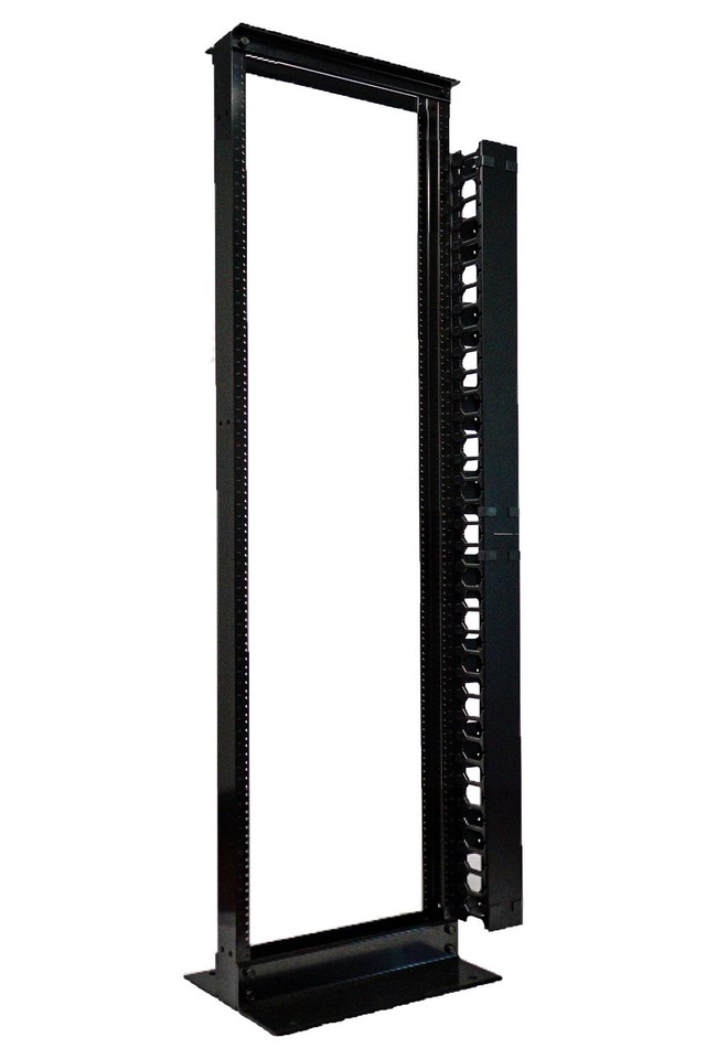 45U 2 Post Open frame Rack 7Ft 19inch wide Steel Tap with free top ...