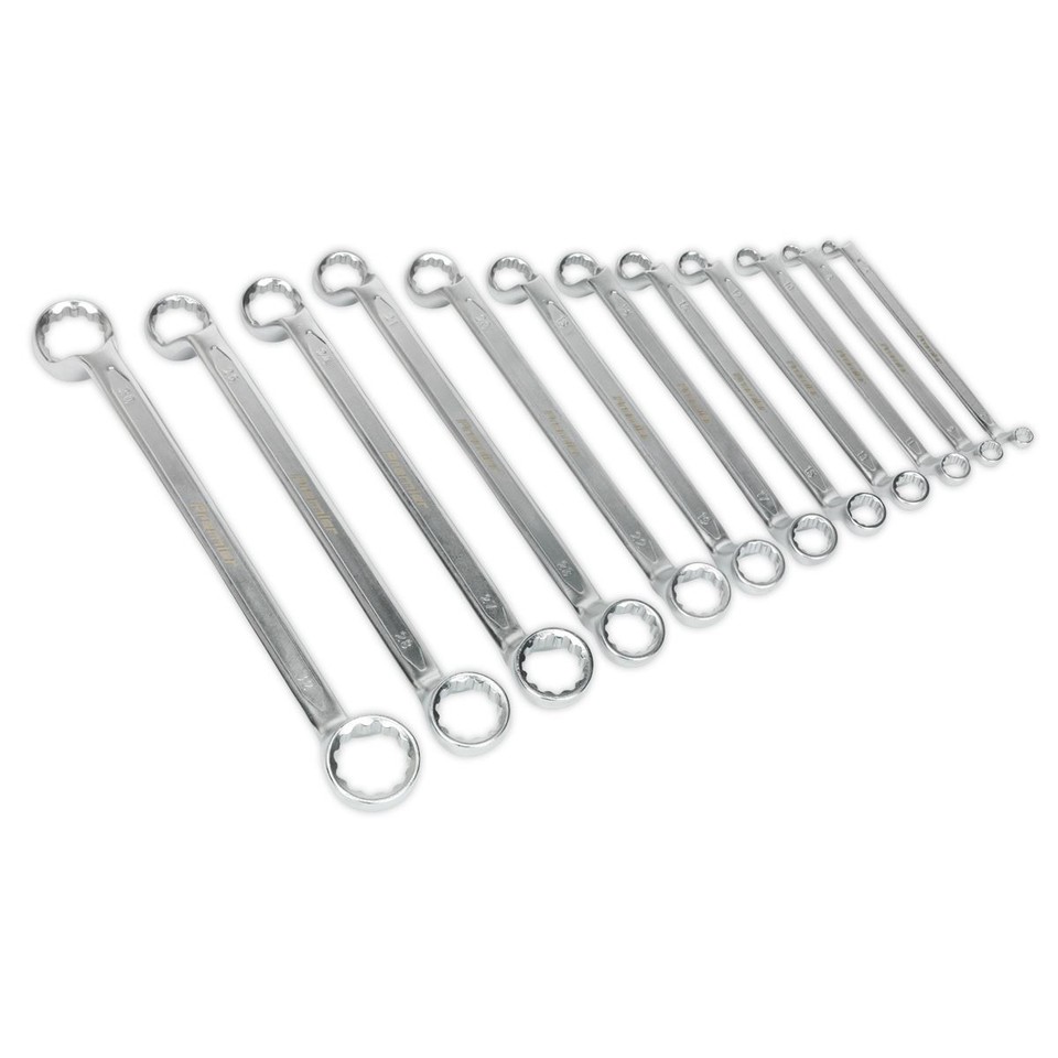 Sealey Offset Double End Ring Spanner Set 12pc Metric AK6328 | eBay UK
