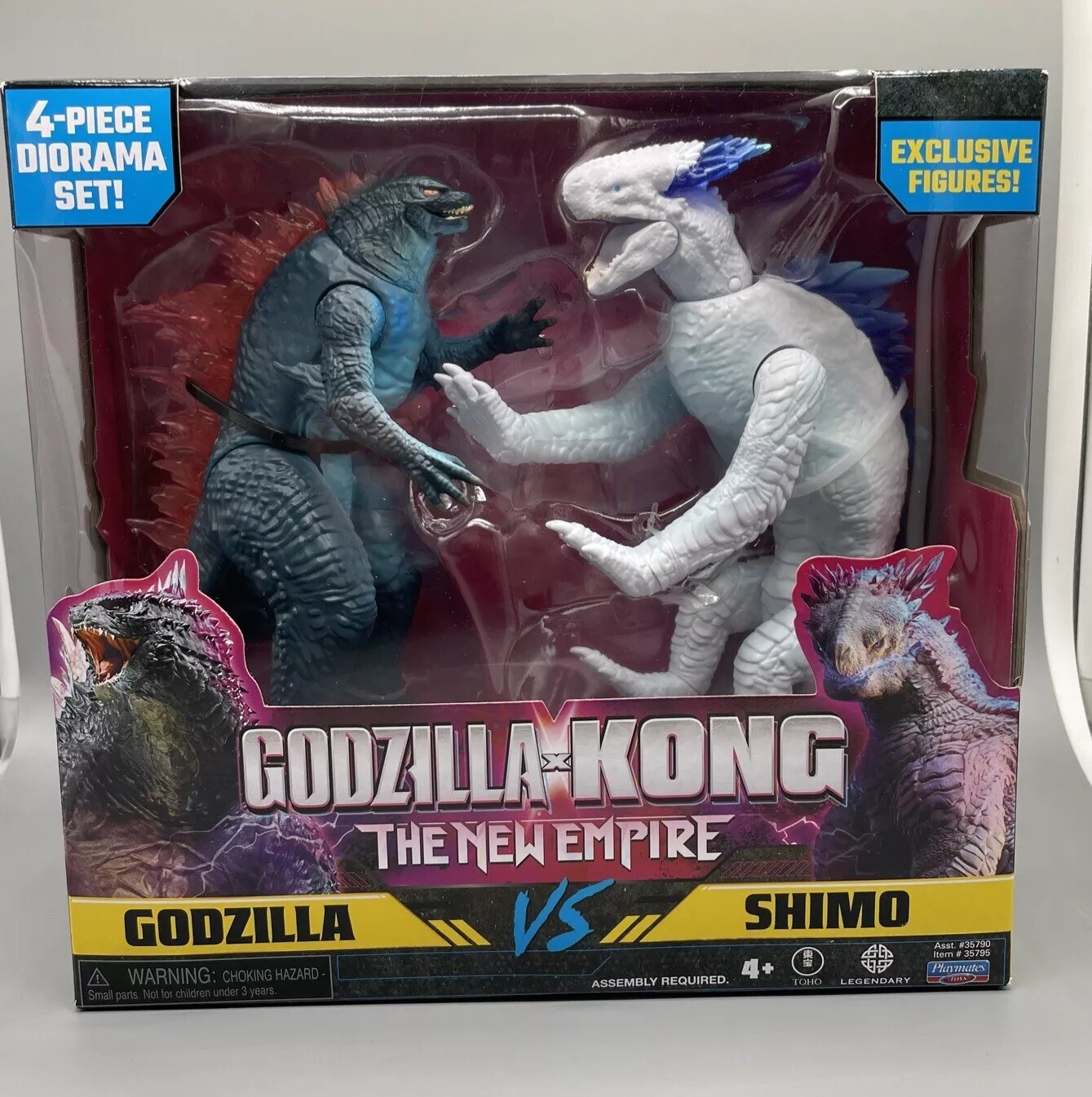 Godzilla x Kong The New Empire - Godzilla vs Shimo 2 PACK - IN HAND ...