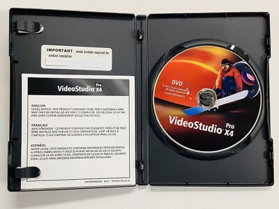 Corel: Video Studio Pro X4 (Windows) With Serial Number FREE SHIPPING ...