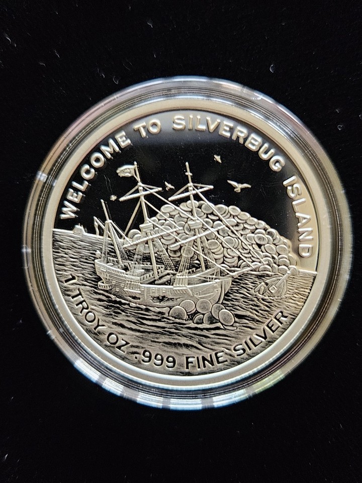 Welcome to Silverbug Island 2015 1 oz .999 Silver Proof Round in ...