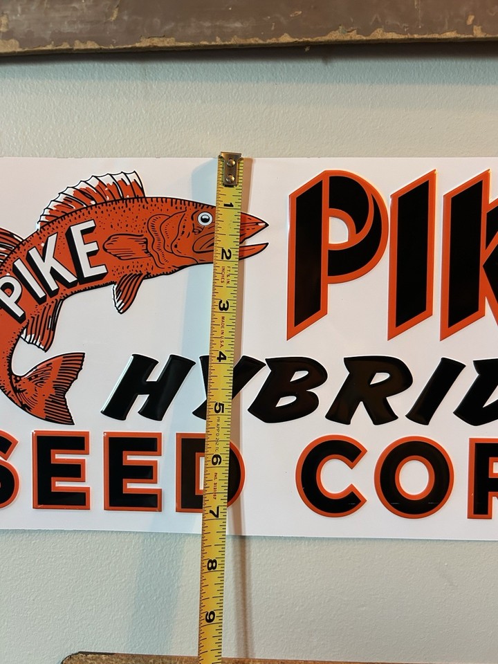 Pike Hybrid Seed Corn Metal Sign | eBay