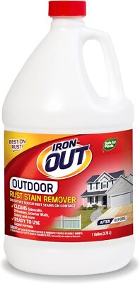 Iron OUT Liquid Rust Stain Remover, Pre-mixed, Quickly Removes Rust ...