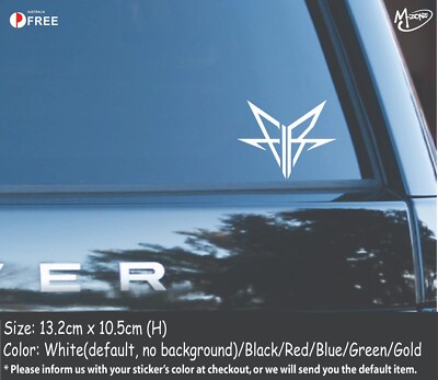 Falling in Reverse Sticker Decal-Reflective/Metallic Color Decal for ...