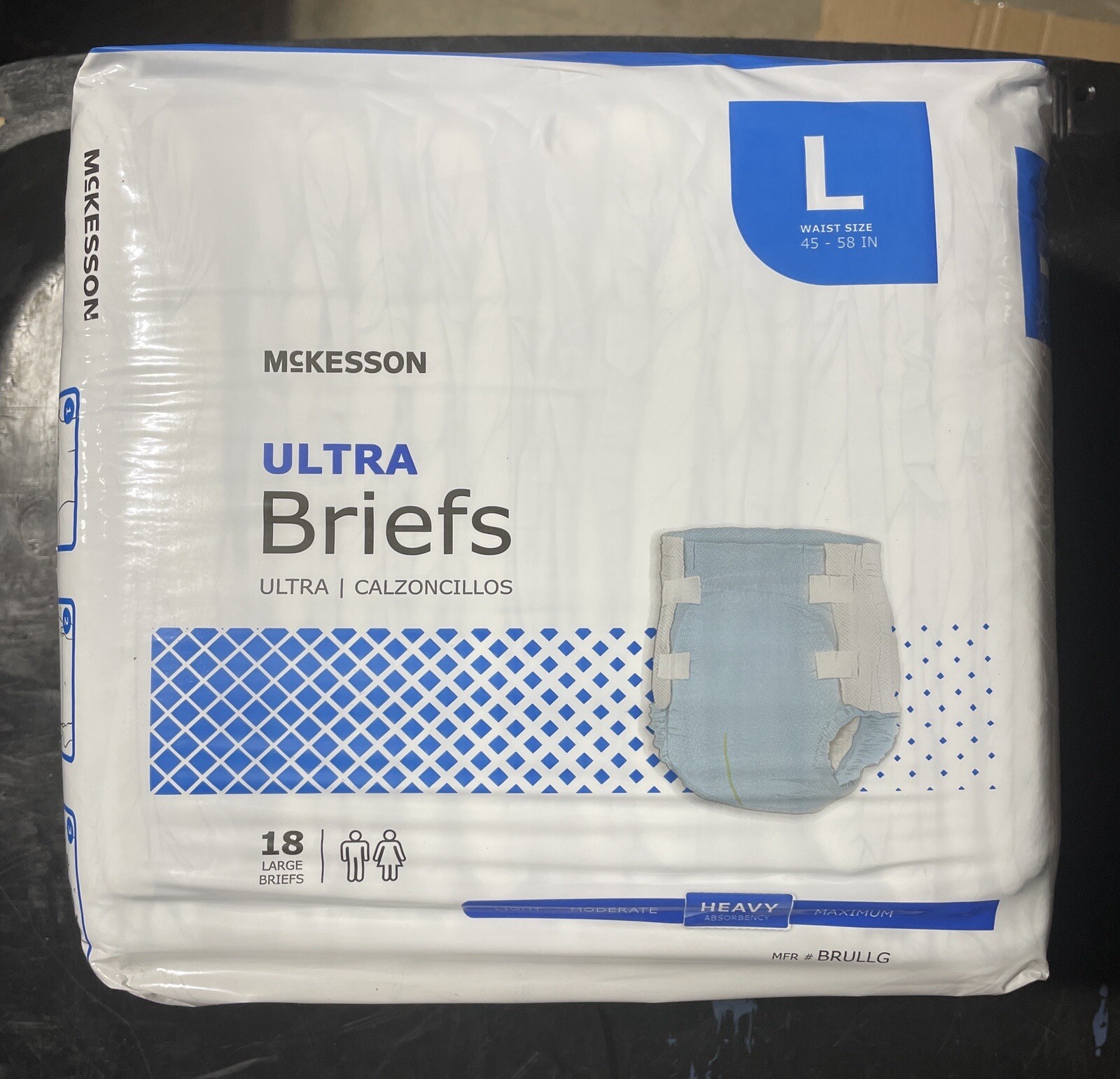 McKesson Ultra Large Disposable Briefs - Case Of 4 - 18 Pack. 72 Total ...