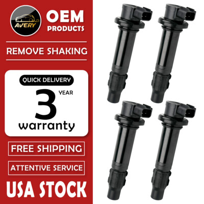OEM 4 Ignition Coils For Yamaha R6 RJ15 Bj 09 Mitsubishi F6T568 5PW ...