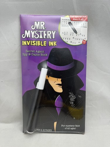 Yes Know Invisible Ink Mr. Mystery Secret Agent Spy Game Book Special ...