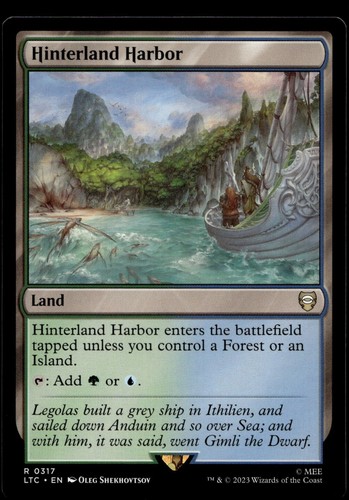 Hinterland Harbor #317 MTG Lord of the Rings NM X1 | eBay