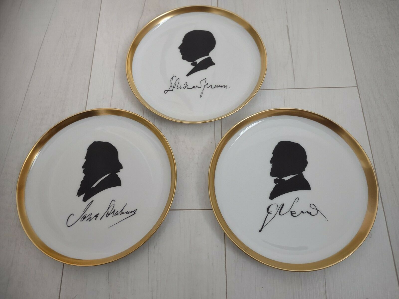 Vintage 1971 Furstenberg Composers Set of 6 Collector Plates w/Box ...