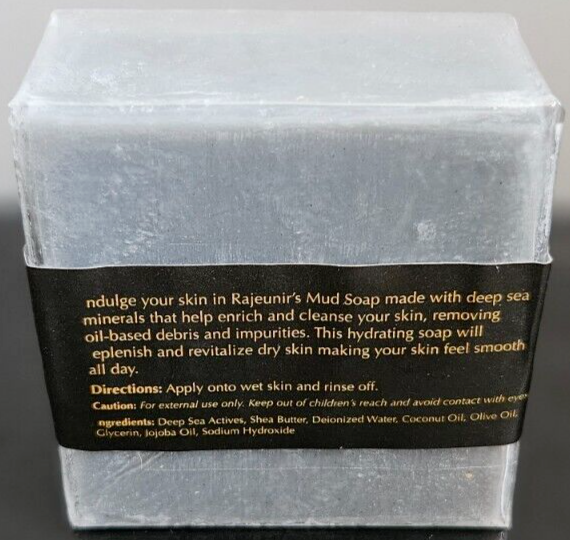 RAJEUNIR BLACK CAVIAR MUD SOAP - 3.5 oz \ 110 gr - BRAND NEW - SEALED ...