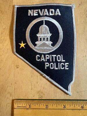 NEVADA CAPITOL POLICE (STATE SHAPE) POLICE PATCH unused | eBay