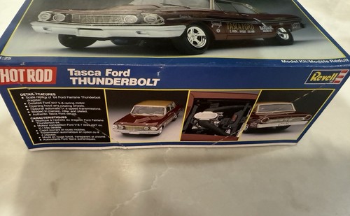 VINTAGE REVELL HOT ROD TASCA FORD THUNDERBOLT MODEL KIT FROM 1990- FREE ...