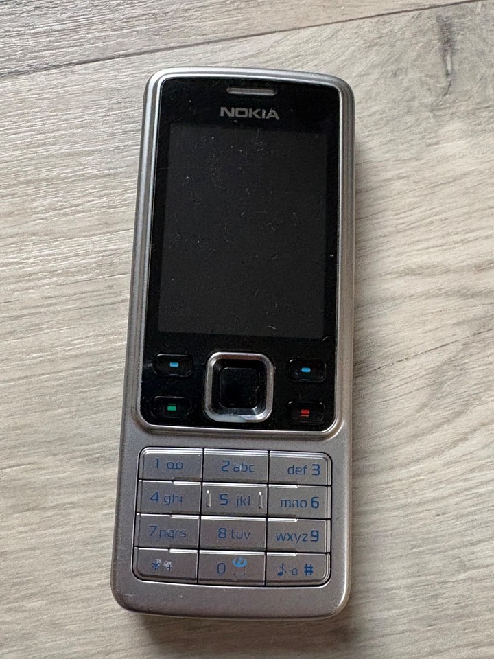Vintage Nokia 6300 Black/Silver Mobile Phone | eBay UK